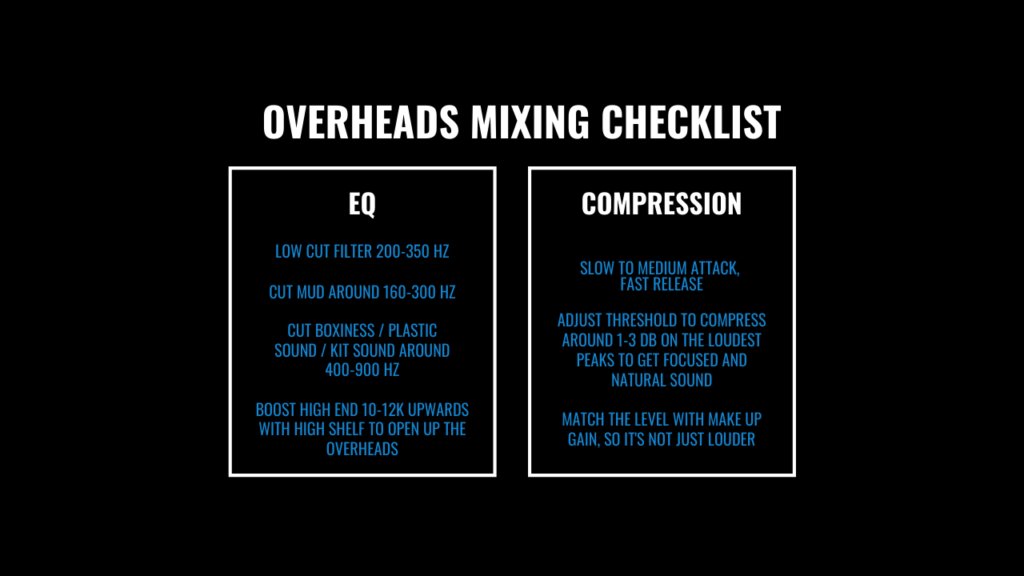 Mixing Drums: Focused and Crisp Overheads – Video Tutorial